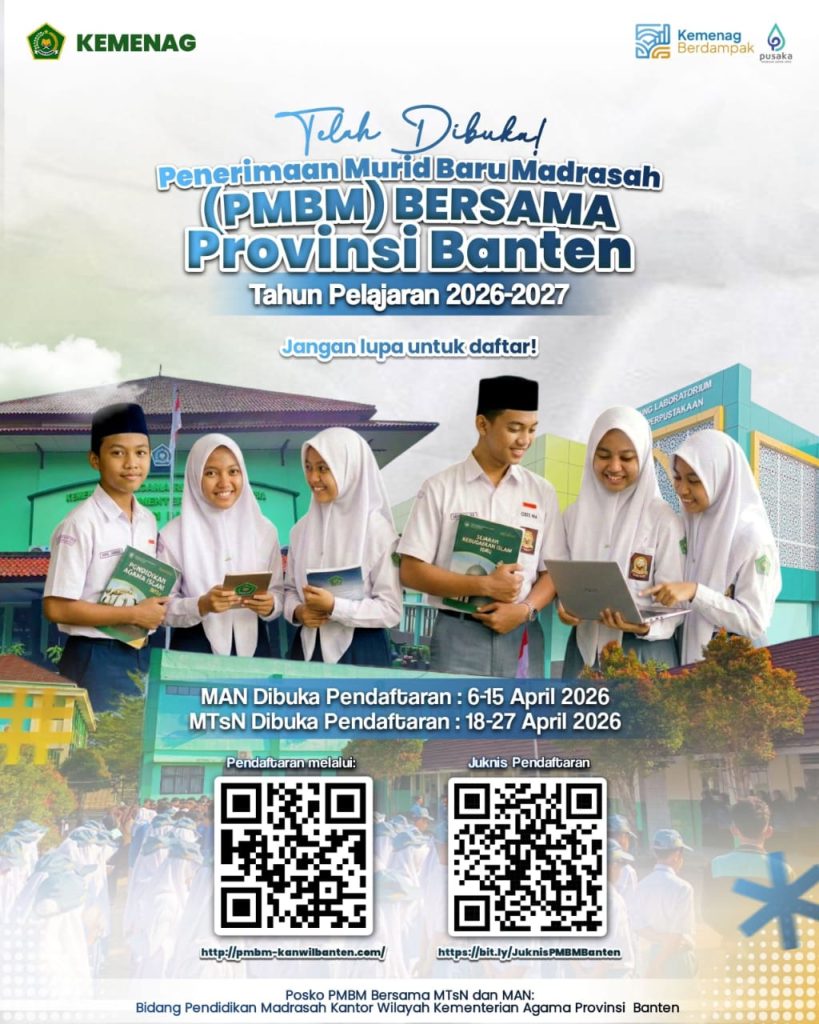 INFO PPDB - MAN 1 KOTA SERANG